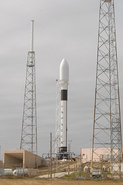 Falcon 9 first launch photos