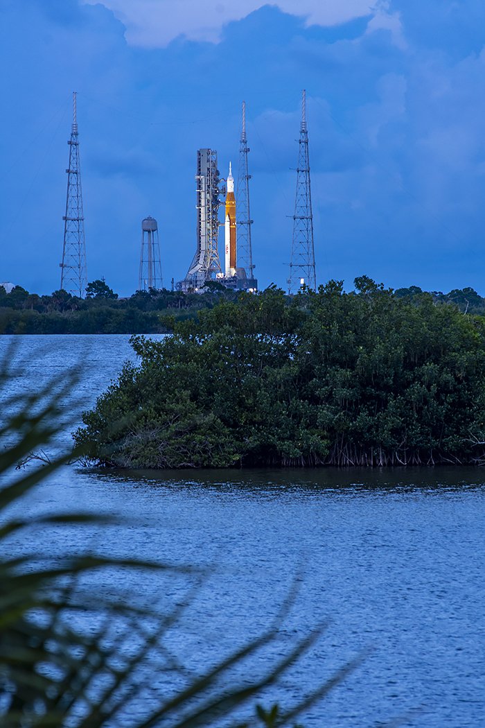 Artemis I first Space Launch System (SLS) launch photos
