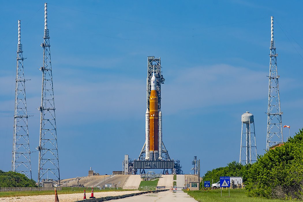 Artemis I first Space Launch System (SLS) launch photos