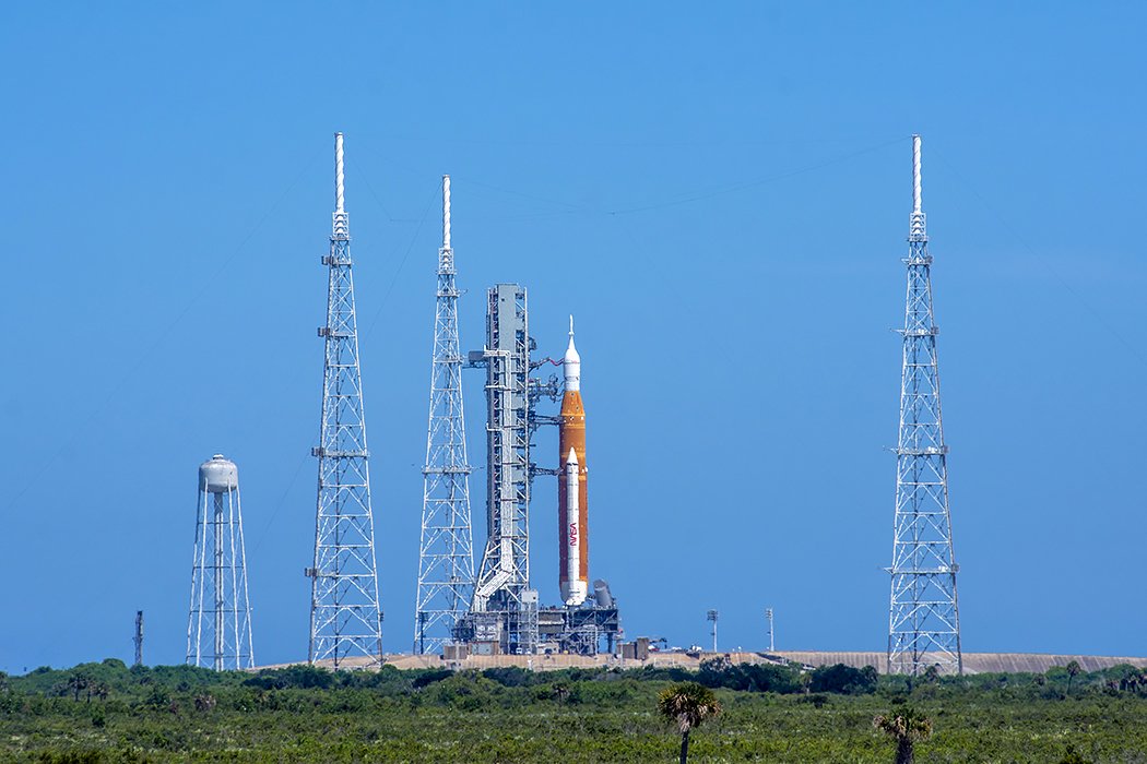 Artemis I first Space Launch System (SLS) launch photos