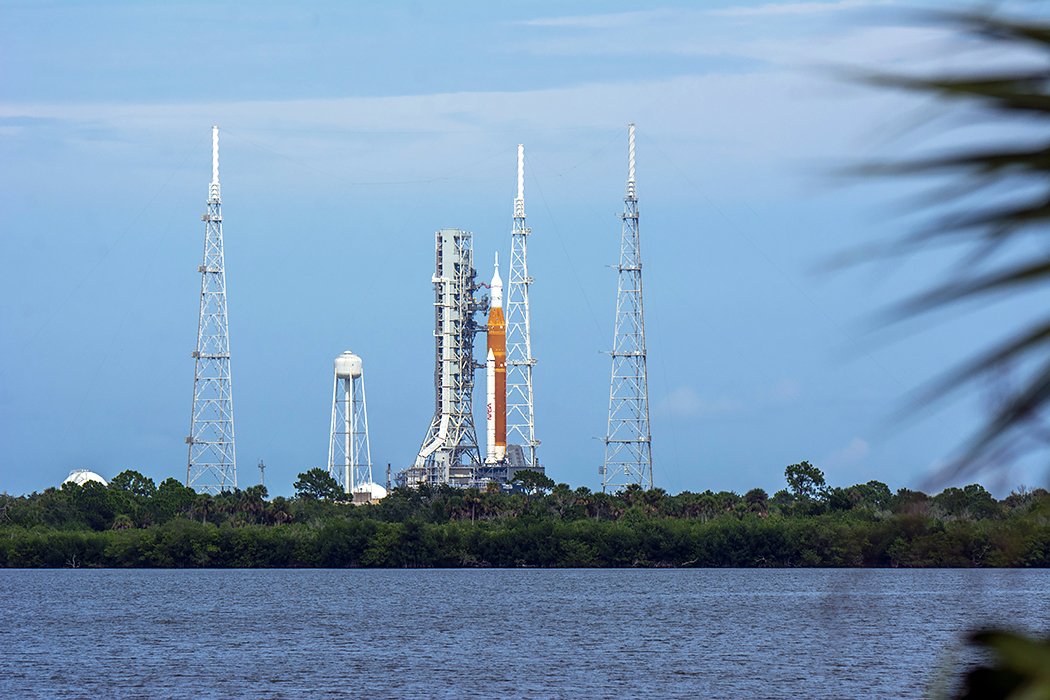 Artemis I first Space Launch System (SLS) launch photos