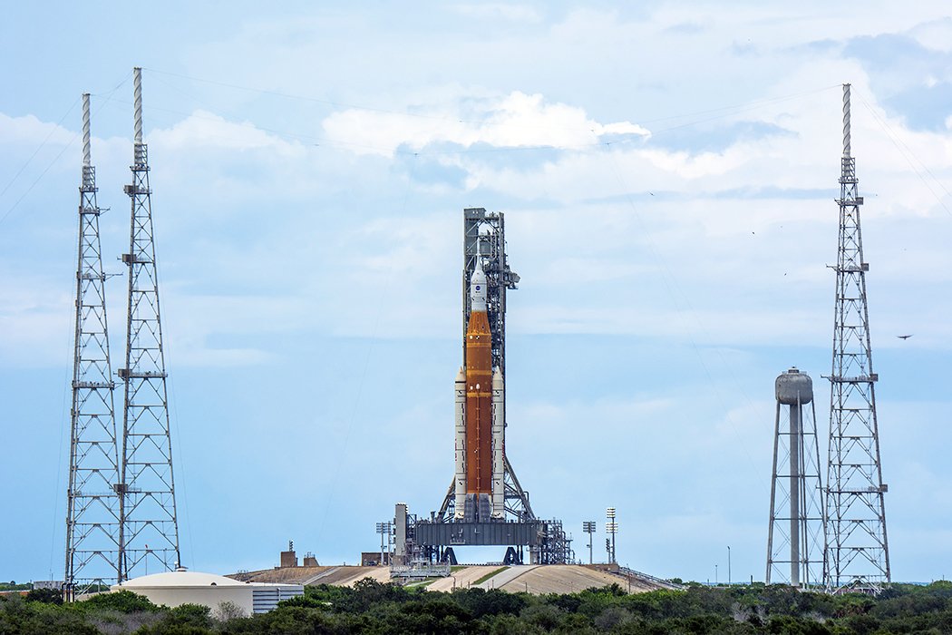 Artemis I first Space Launch System (SLS) launch photos