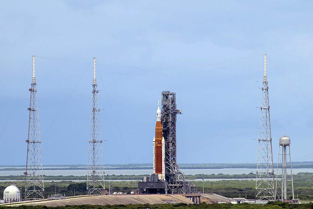 Artemis I first Space Launch System (SLS) launch photos