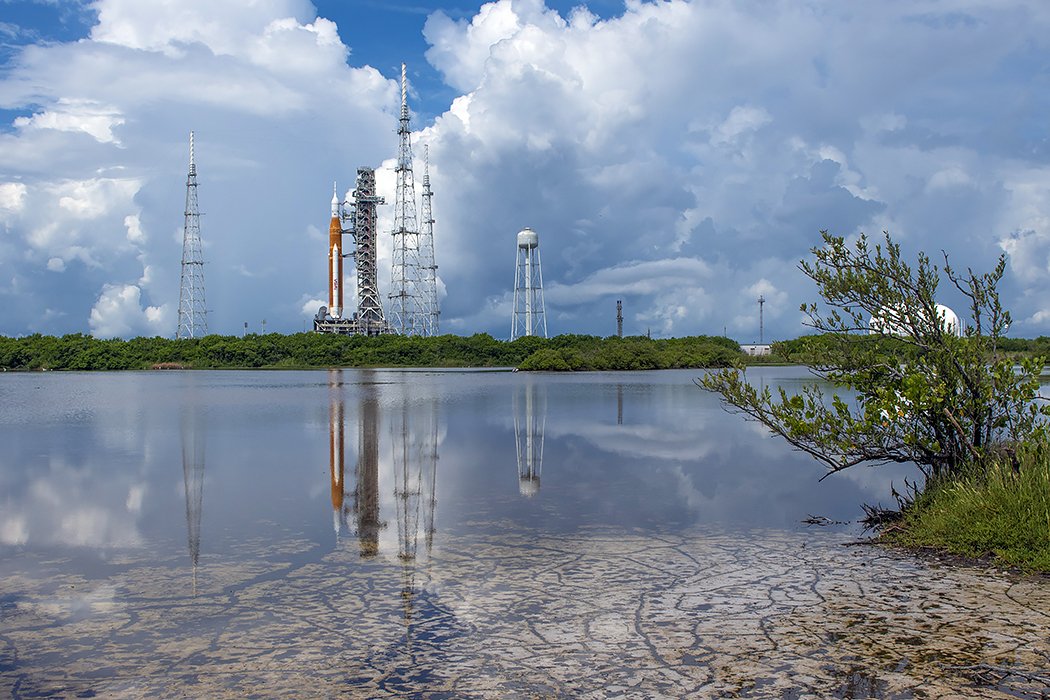 Artemis I first Space Launch System (SLS) launch photos