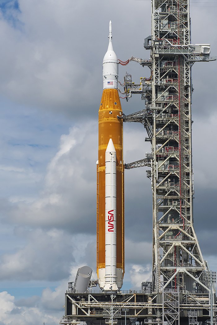 Artemis I first Space Launch System (SLS) launch photos