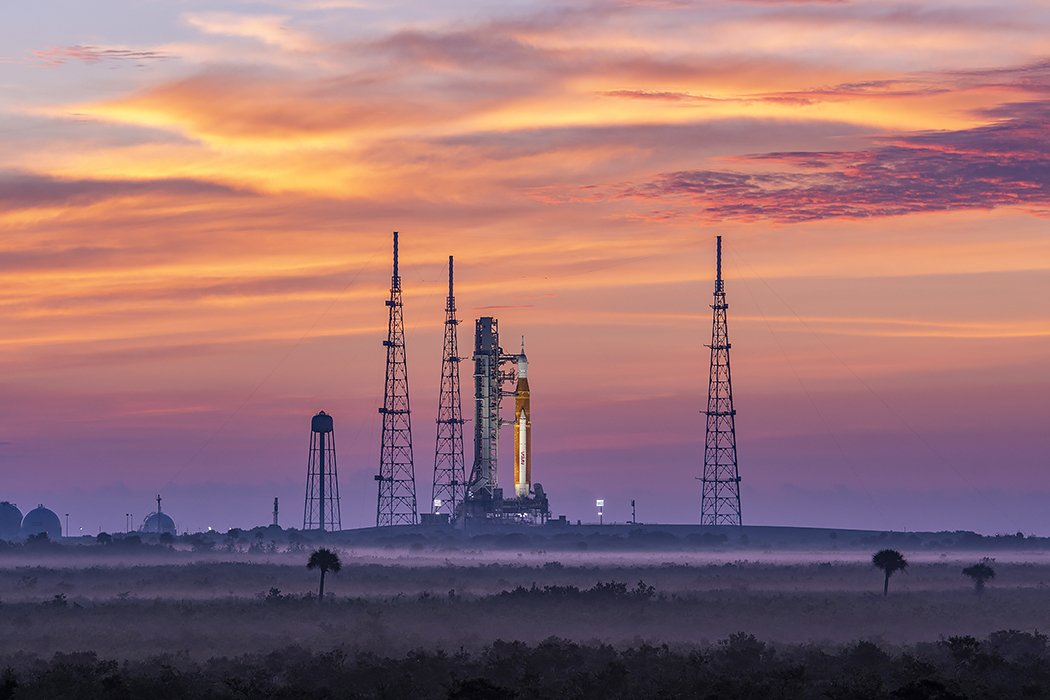Artemis I first Space Launch System (SLS) launch photos