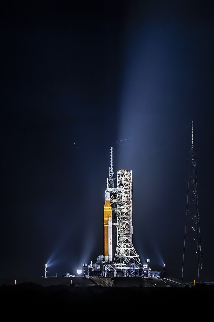Artemis I first Space Launch System (SLS) launch photos