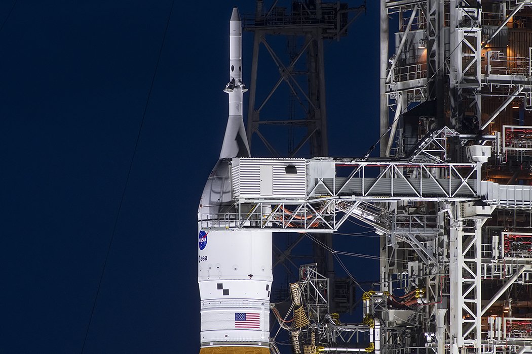 Artemis I first Space Launch System (SLS) launch photos
