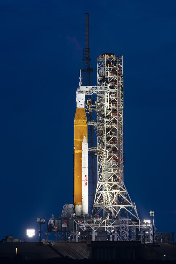 Artemis I first Space Launch System (SLS) launch photos