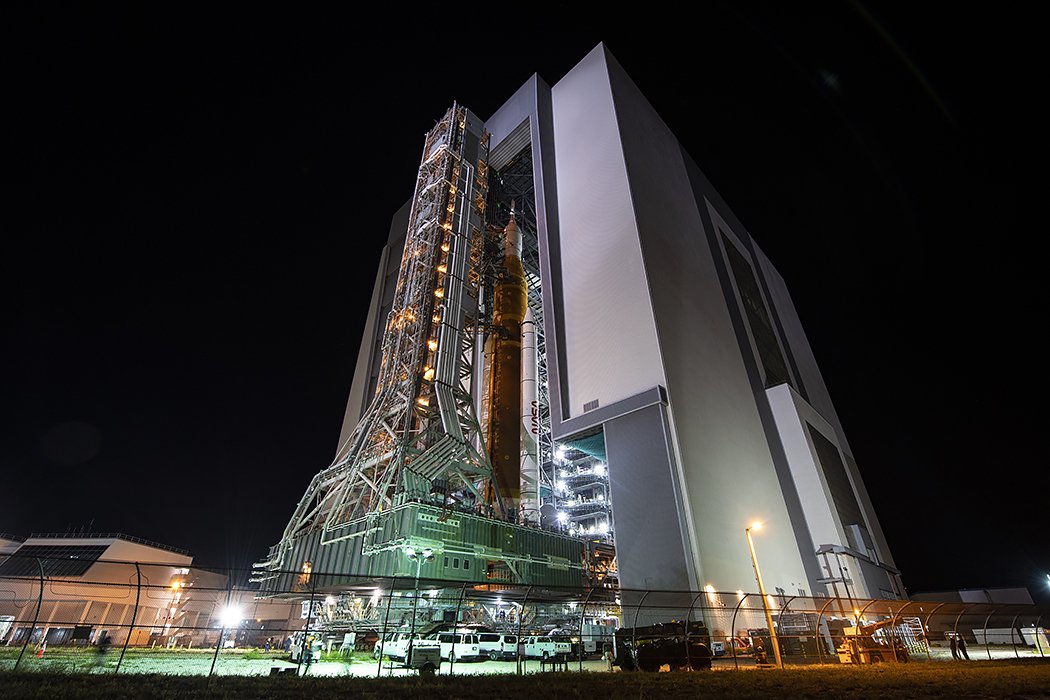 Artemis I first Space Launch System (SLS) launch photos