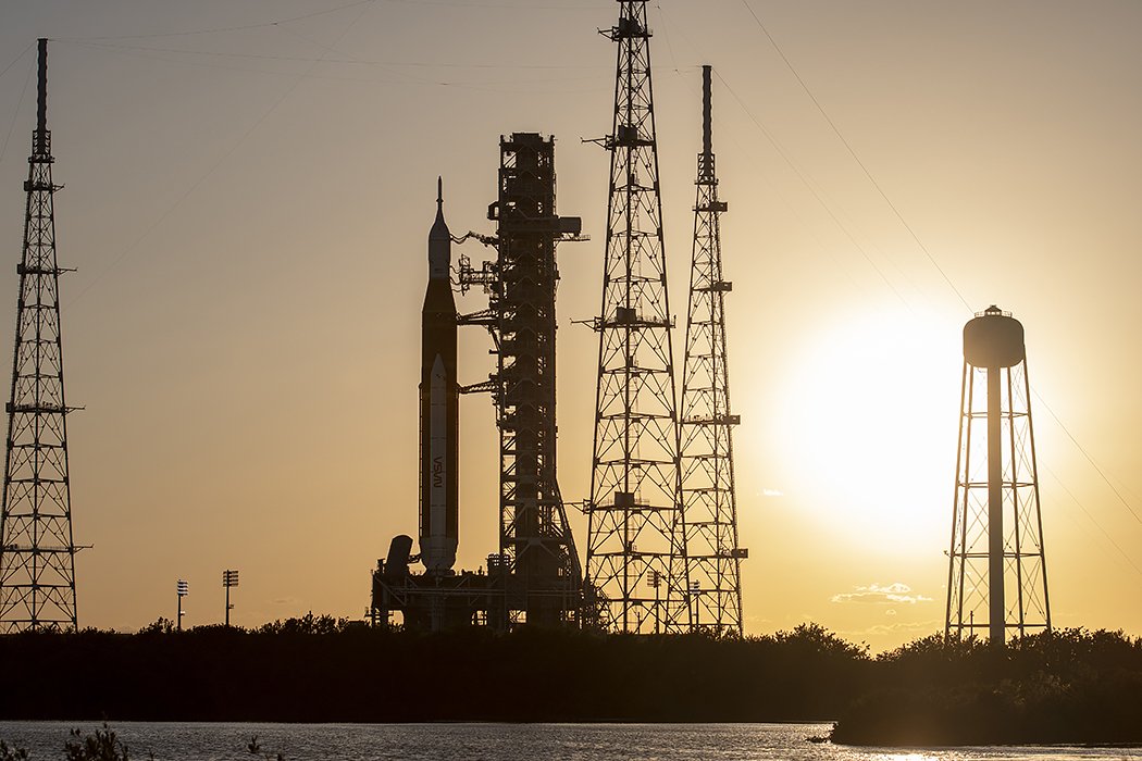 Artemis I first Space Launch System (SLS) launch photos