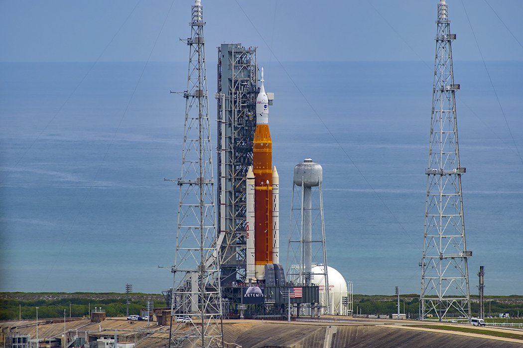 Artemis I first Space Launch System (SLS) launch photos