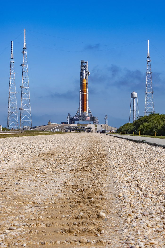 Artemis I first Space Launch System (SLS) launch photos