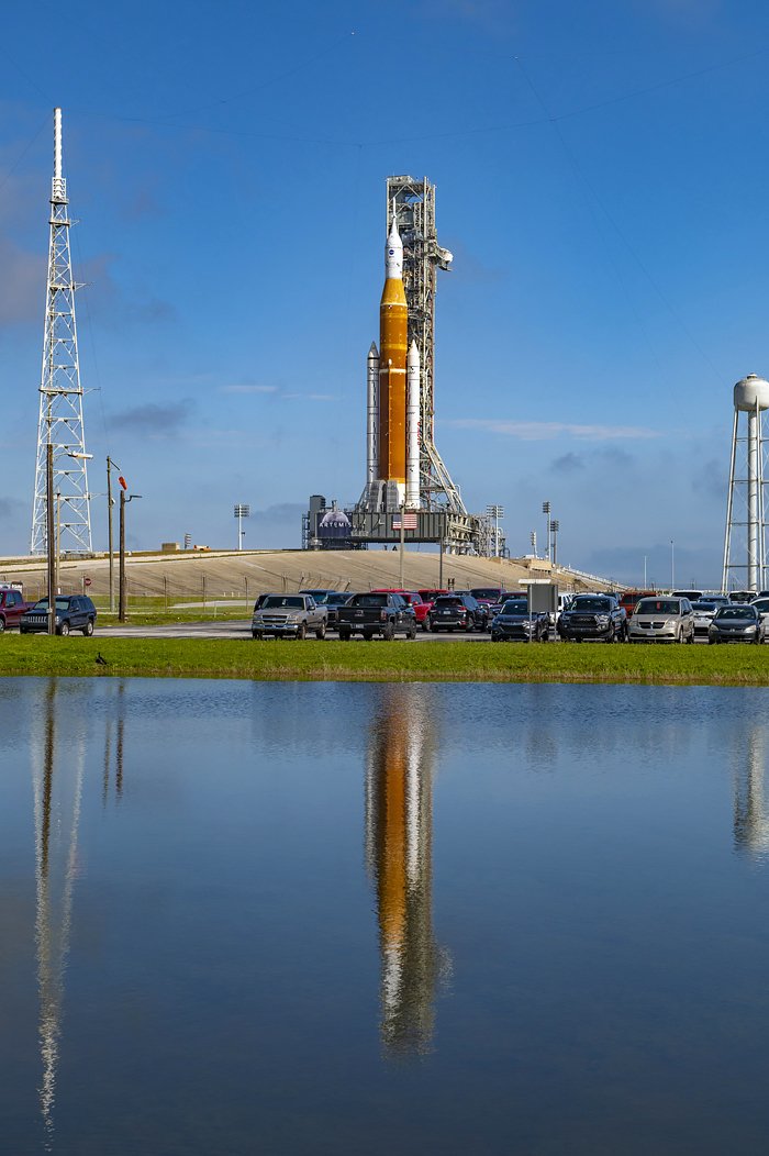 Artemis I first Space Launch System (SLS) launch photos