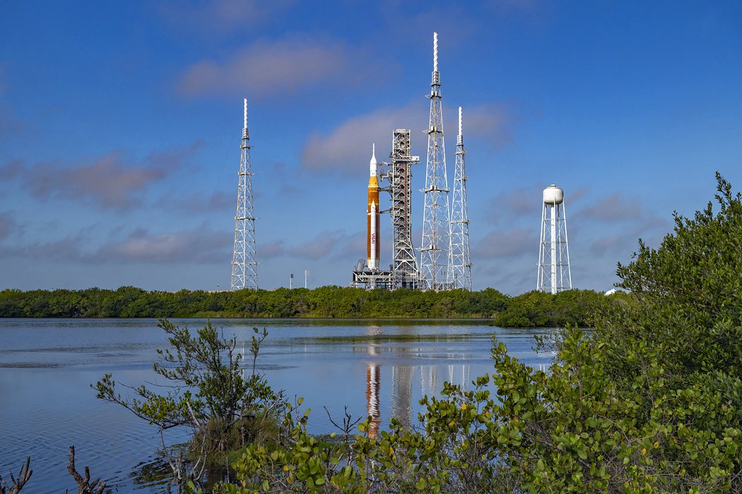 Artemis I first Space Launch System (SLS) launch photos