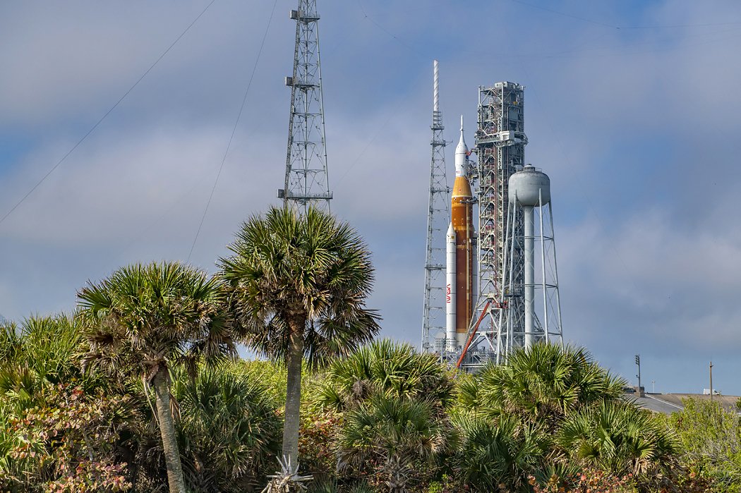 Artemis I first Space Launch System (SLS) launch photos