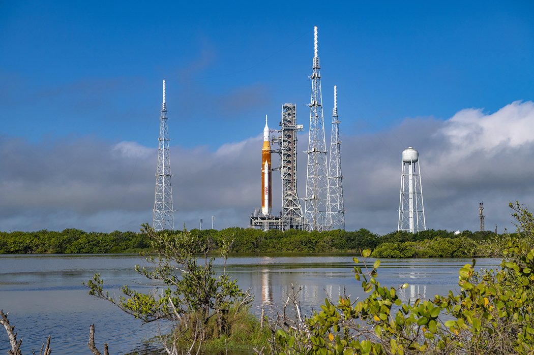 Artemis I first Space Launch System (SLS) launch photos