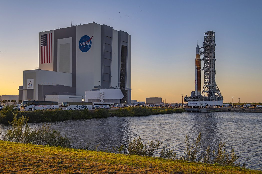 Artemis I first Space Launch System (SLS) launch photos