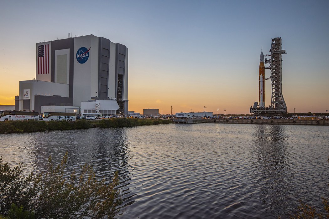 Artemis I first Space Launch System (SLS) launch photos