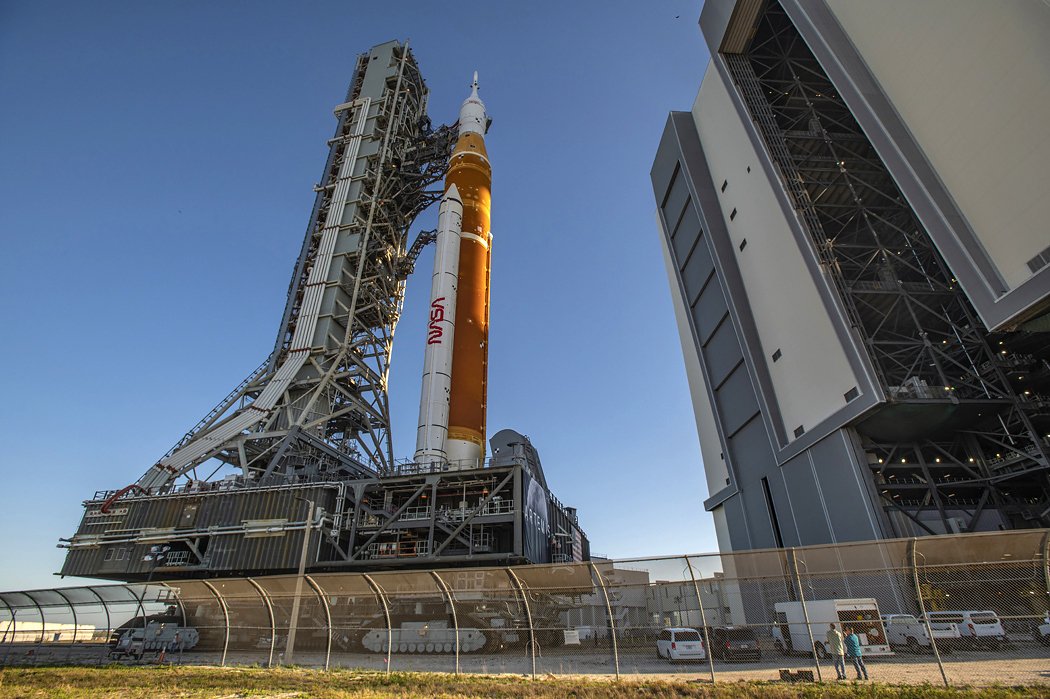 Artemis I first Space Launch System (SLS) launch photos
