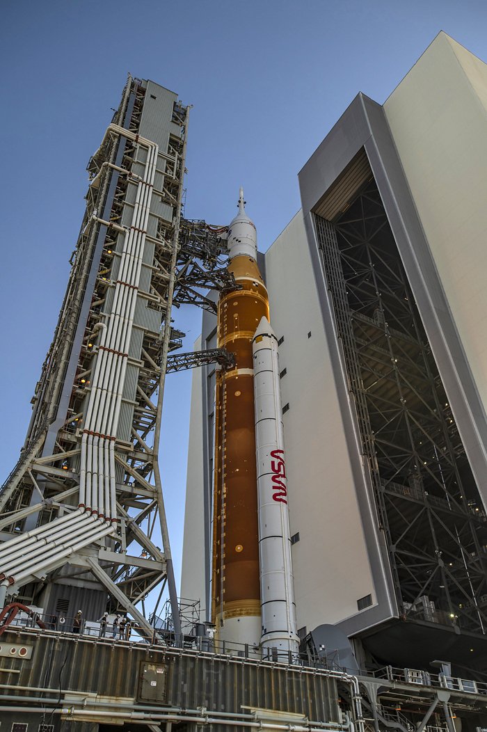 Artemis I first Space Launch System (SLS) launch photos