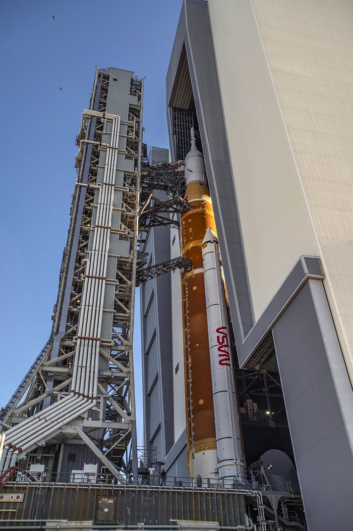 Artemis I first Space Launch System (SLS) launch photos