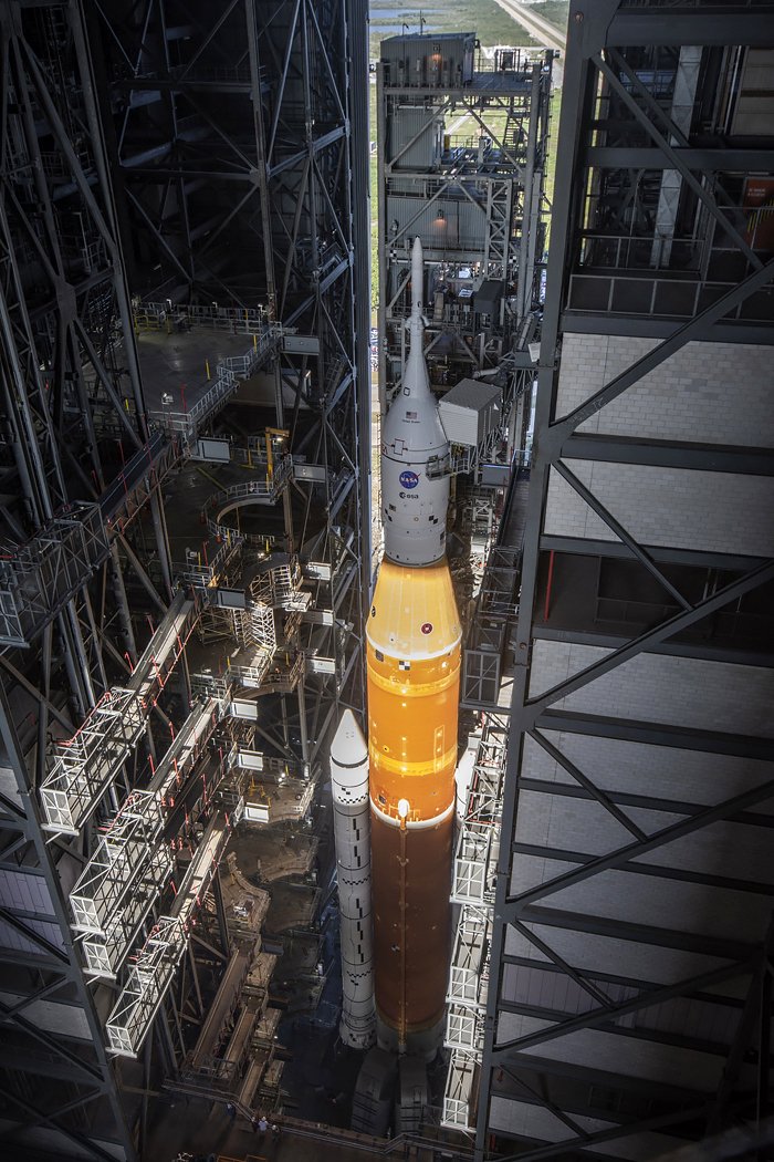 Artemis I first Space Launch System (SLS) launch photos