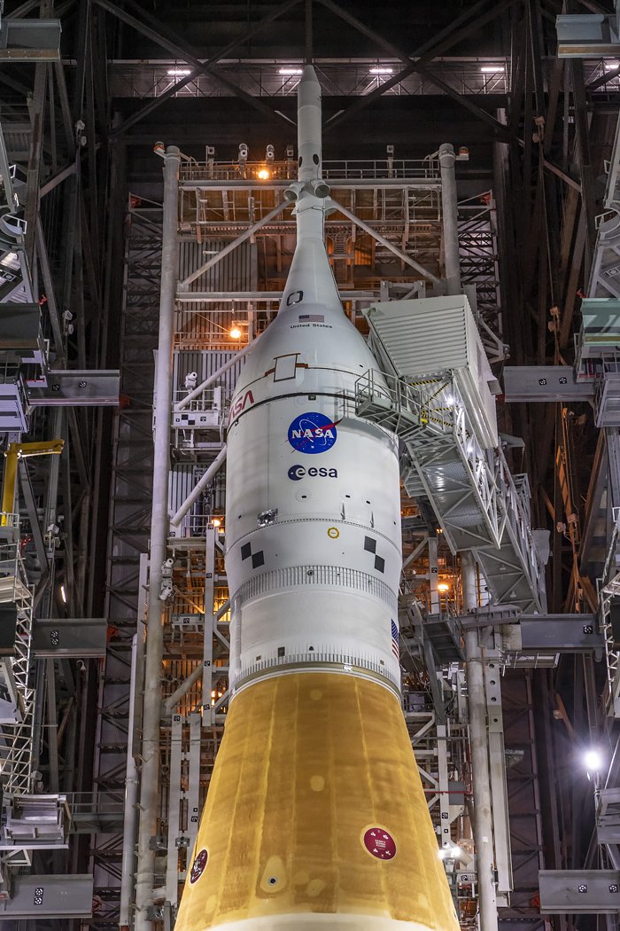 Artemis I first Space Launch System (SLS) launch photos