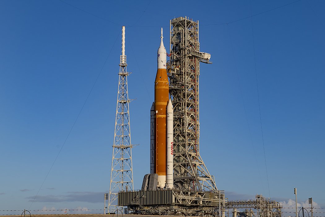 Artemis I first Space Launch System (SLS) launch photos