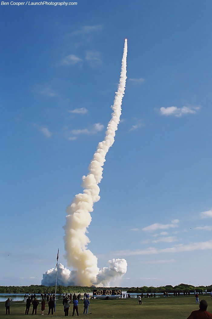 STS-107 Columbia final launch photos
