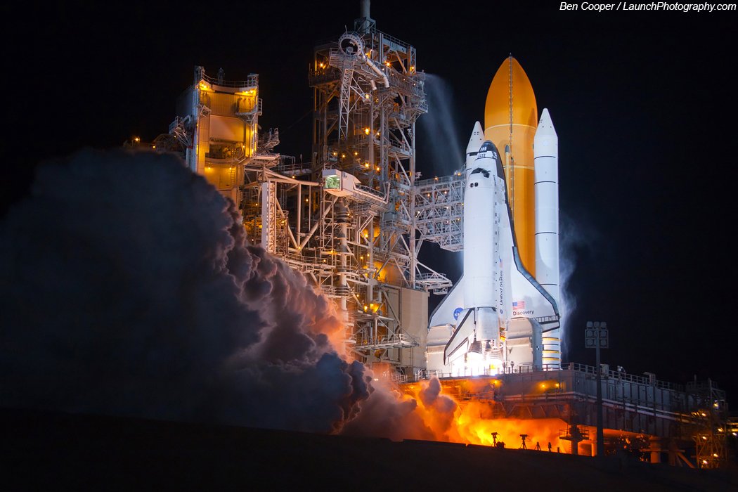 STS-131 Discovery ISS resupply launch photos