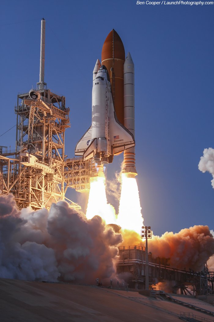 STS-133 Discovery final launch photos