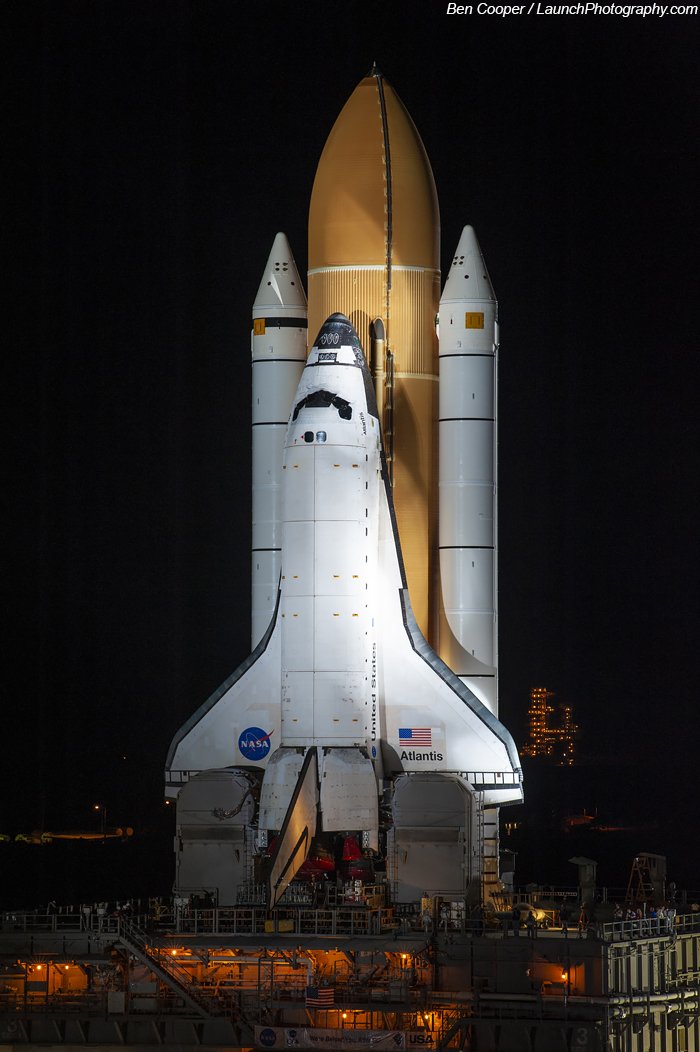 STS-135 Atlantis final space shuttle launch & mission photos