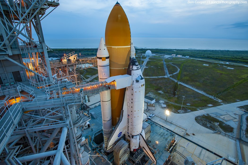 STS-135 Atlantis final space shuttle launch & mission photos