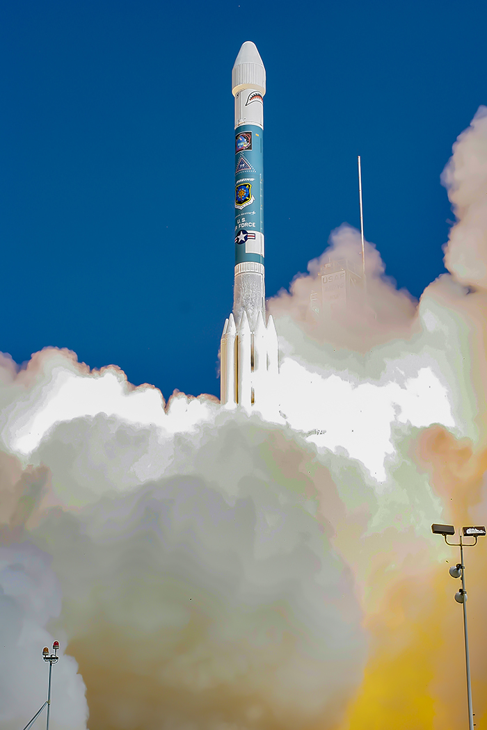 Delta II launches GPS IIR-15M photos