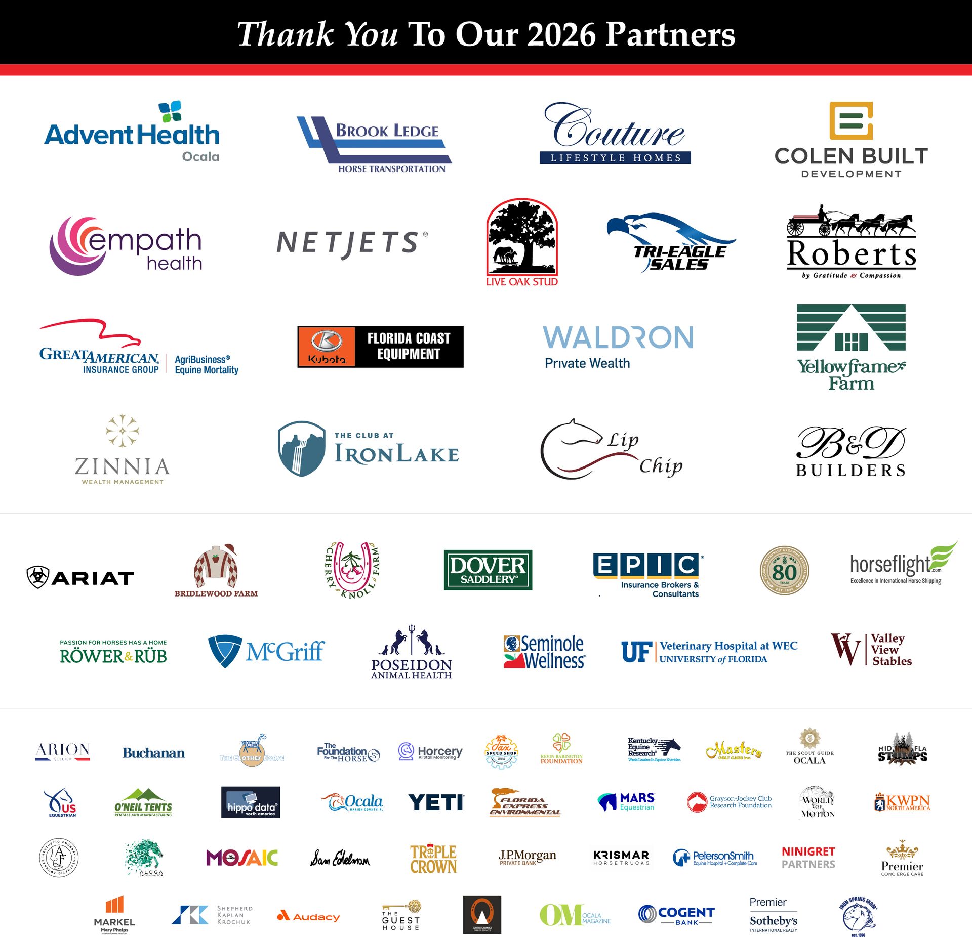 Sponsors and Partners of Live Oak International | Ocala