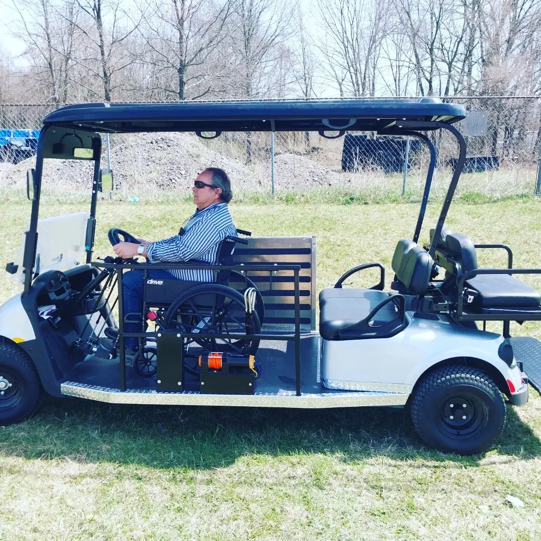 Drive your golf cart from your wheelchair PHED Mobility