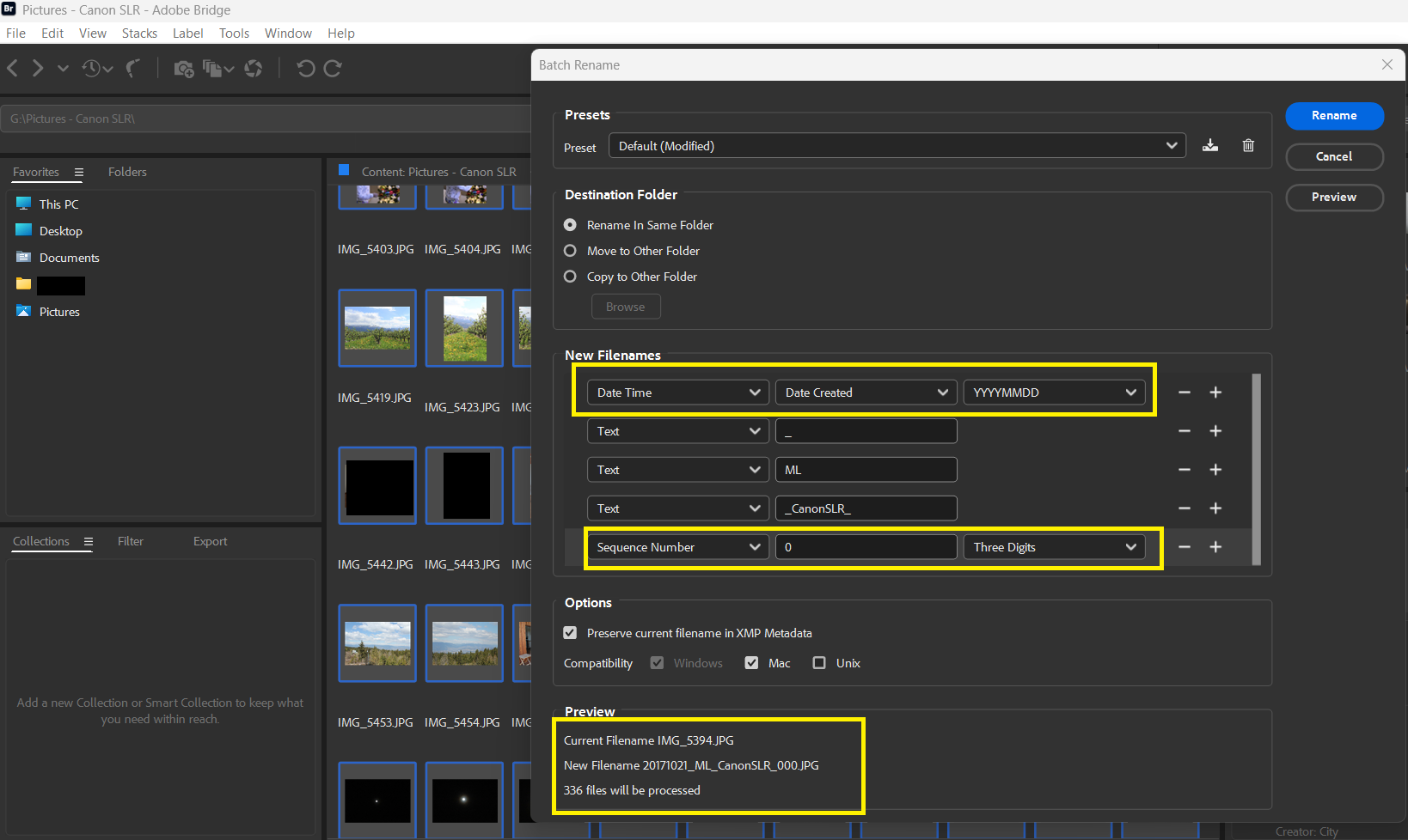 Rename Multiple Files Fast with Adobe Bridge | Konverge