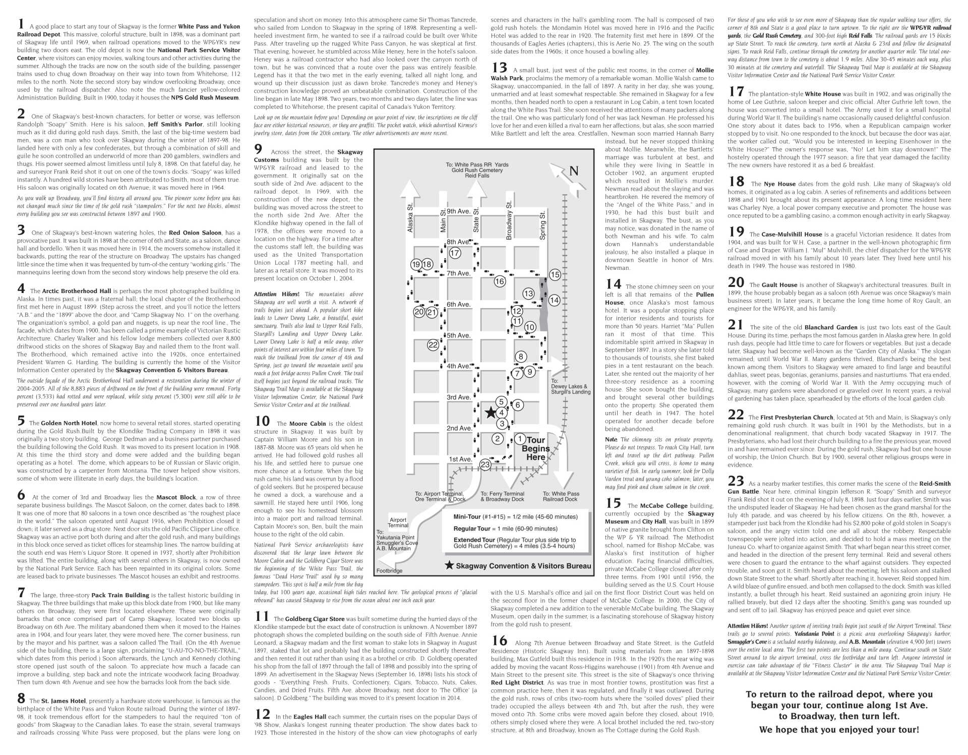 Skagway Walking Tour & Trail Maps