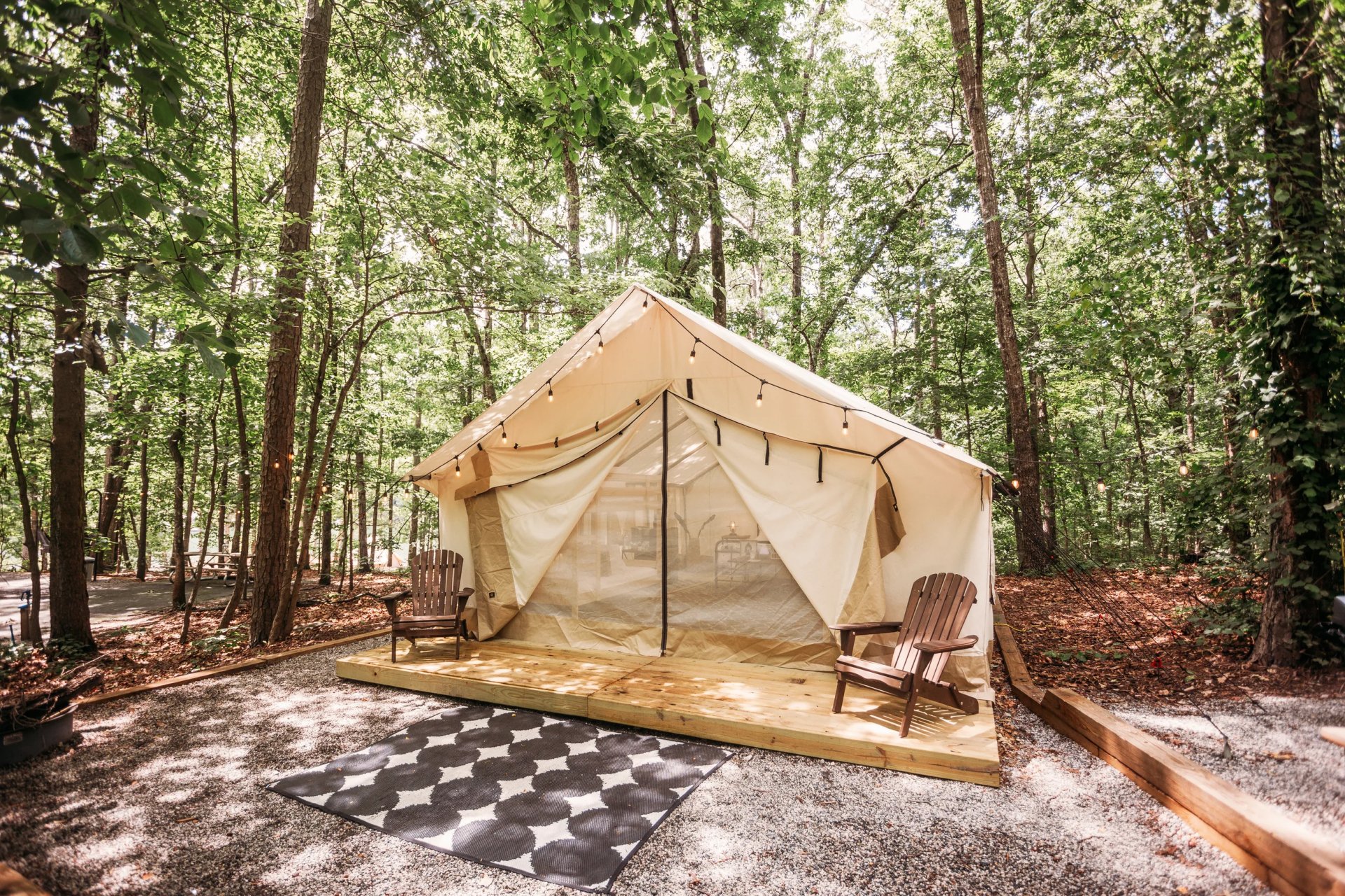 Timberline Glamping at Clarks Hill Lake | Book Now
