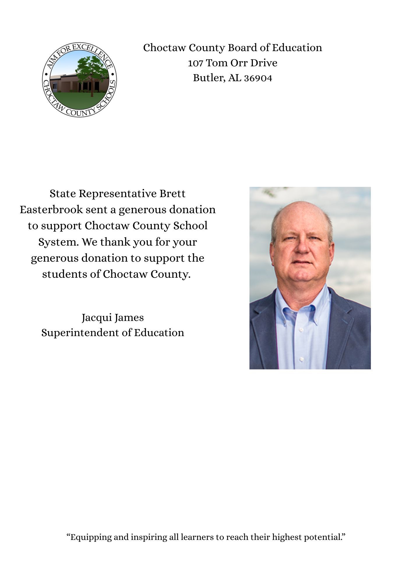 Choctaw County School District | Butler, Alabama | Home