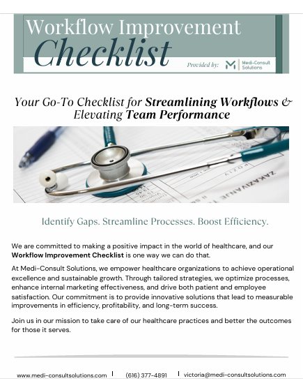 Workflow Improvement Checklist
