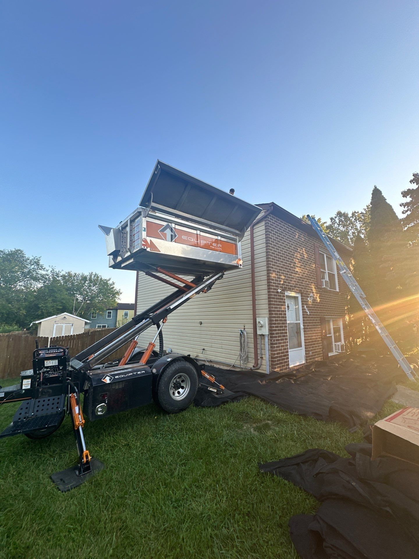 Equipter Dumpster Buggy - Seipp Roofing, LLC