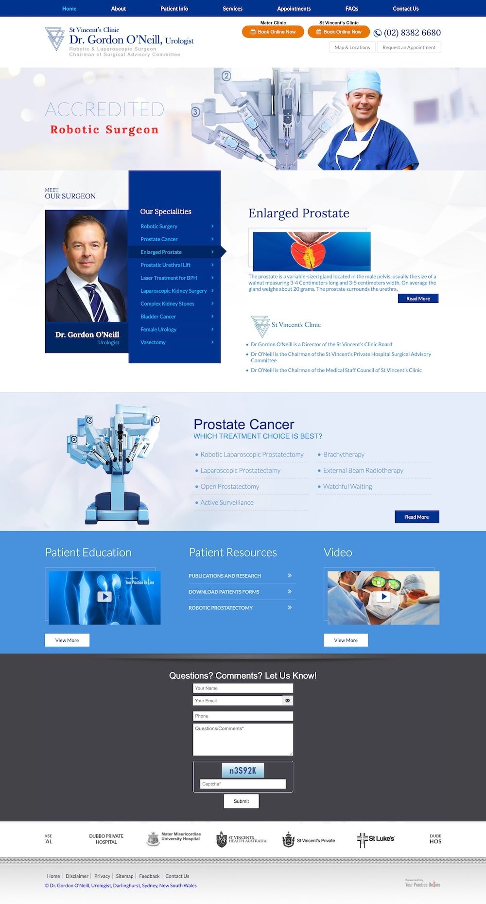 Urologist Website Design | Quantum Digital