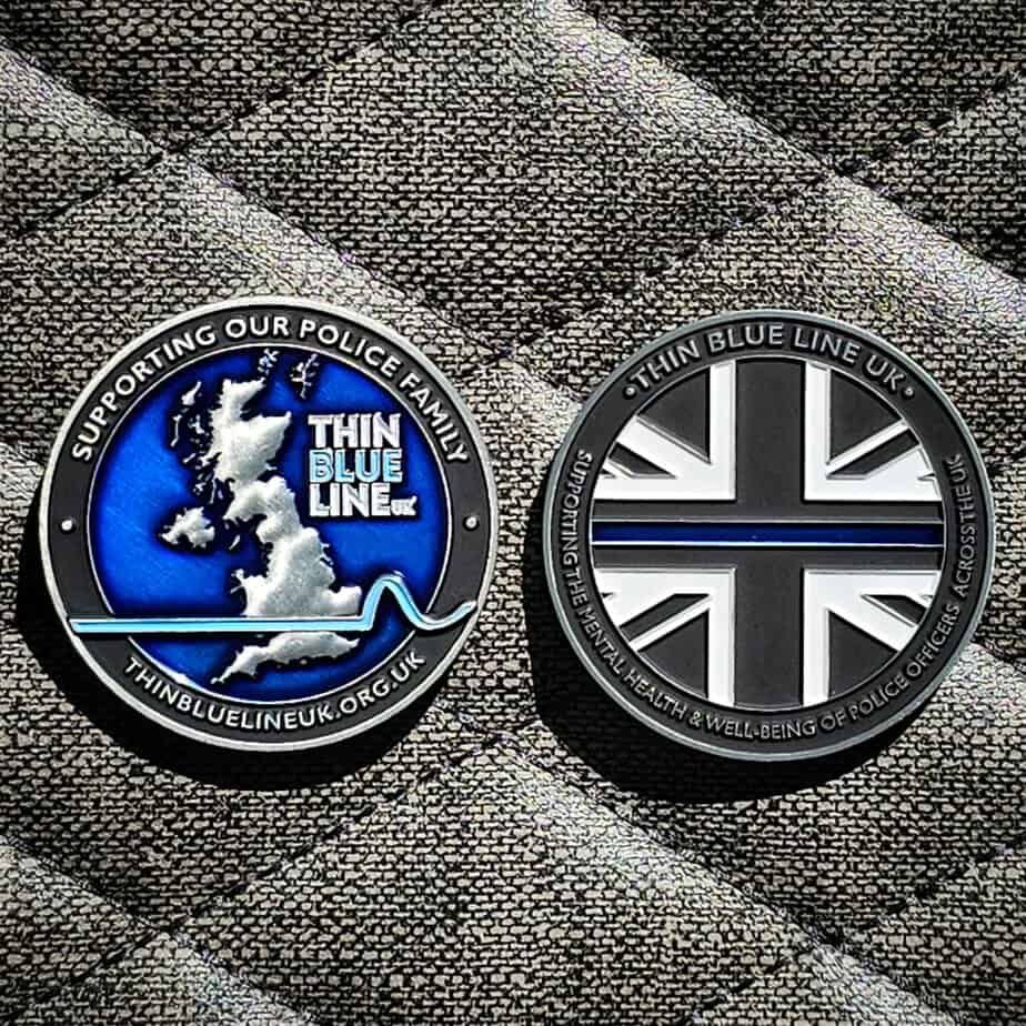 Union Flag Thin Blue Line Badge - Thin Blue Line UK