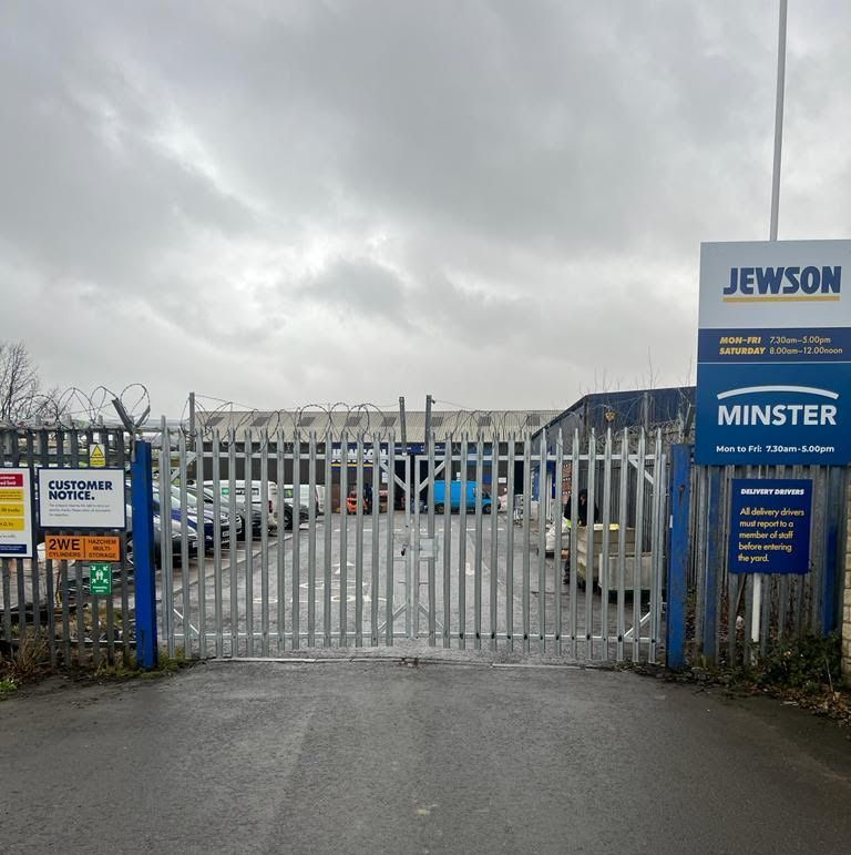 Recent Work | Gate Installation for Jewson, Morley | Davidson Site ...