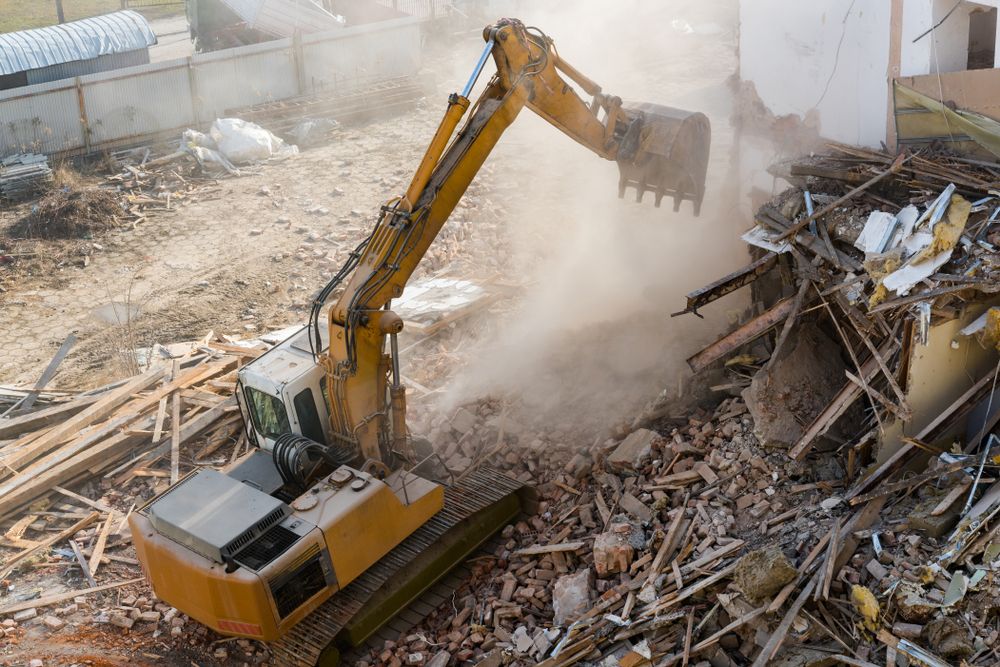 Demolition Dust Control Services | Alpine Demolition