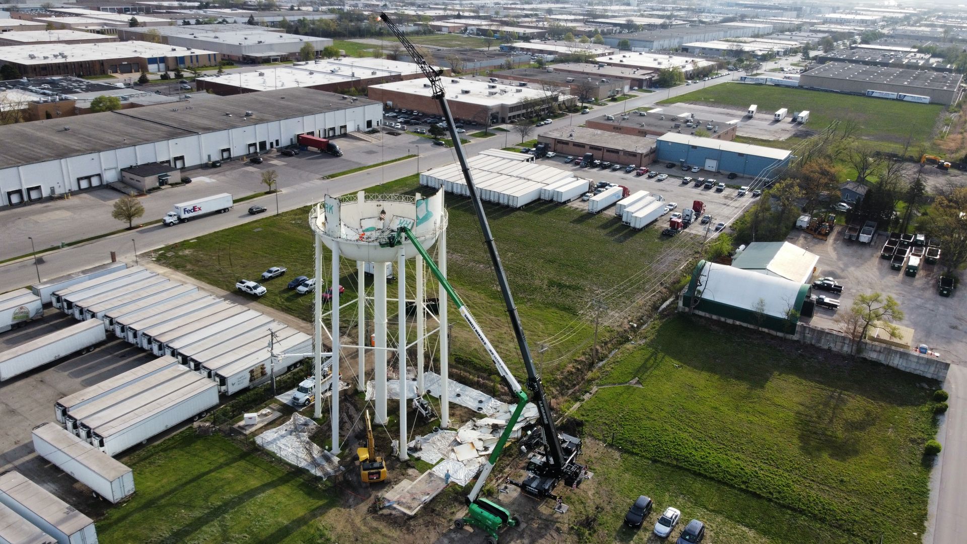 Water Tower Demolition Services | Alpine Demolition