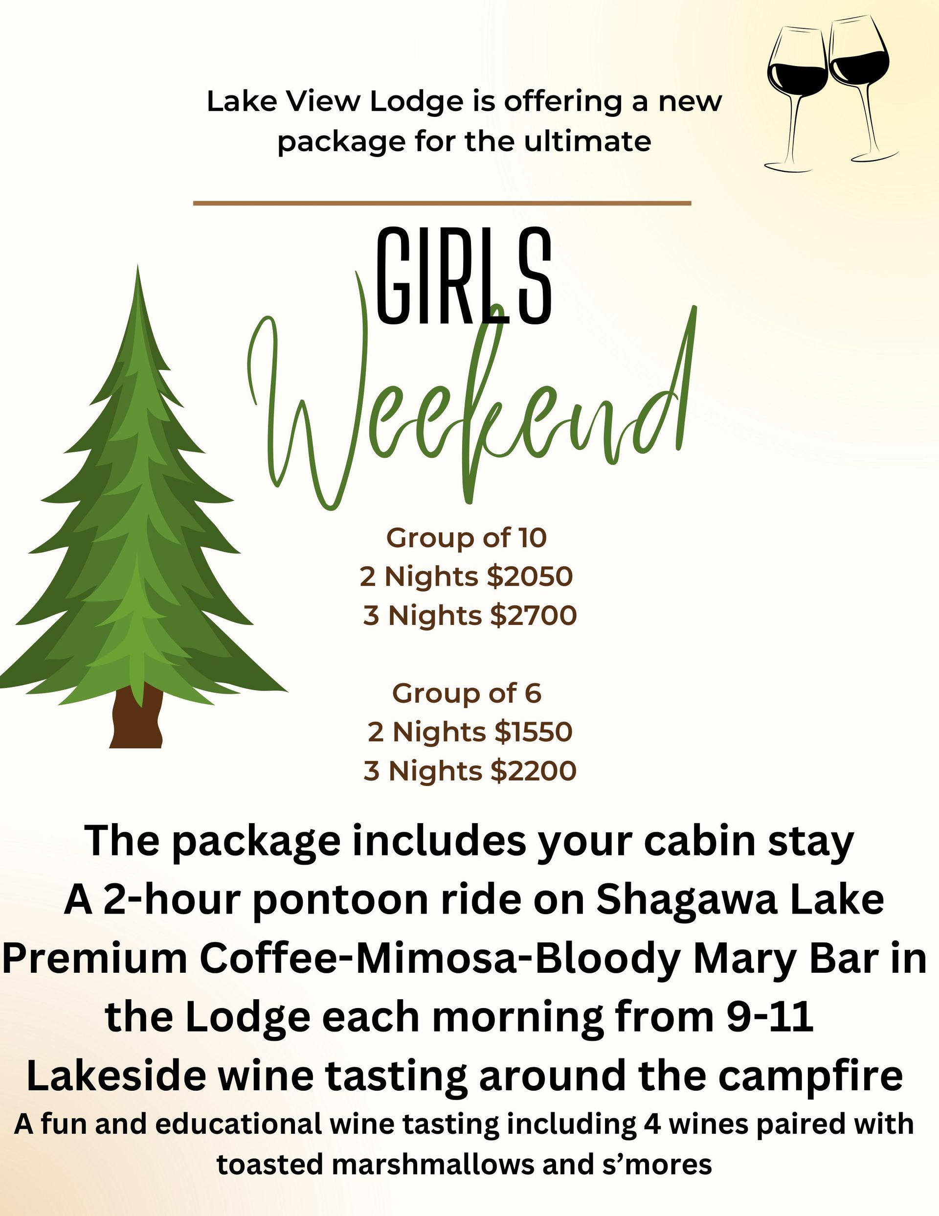 Packages | Lake View Lodge