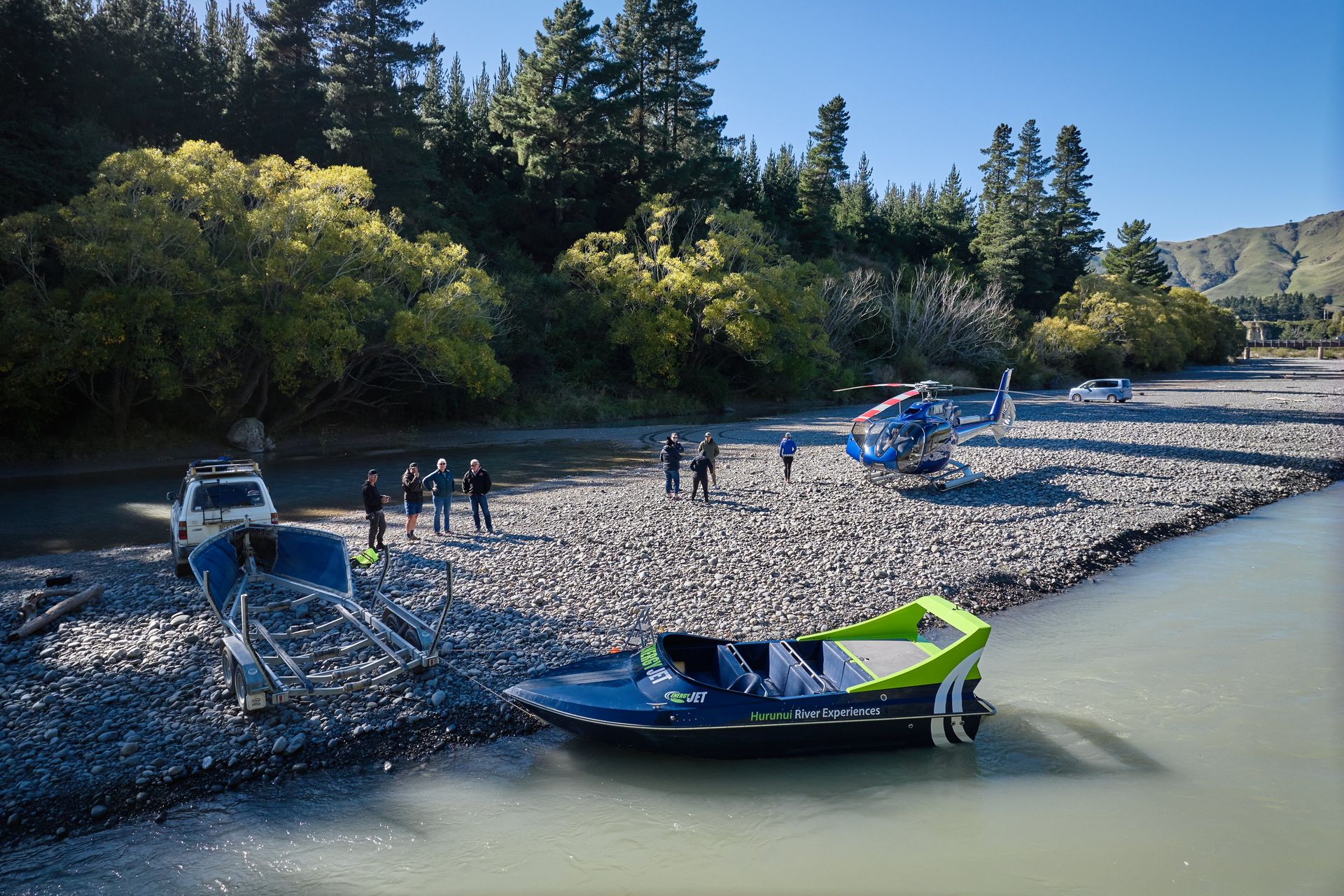 Hurunui River Jet Boat ride near Christchurch & Kaikoura